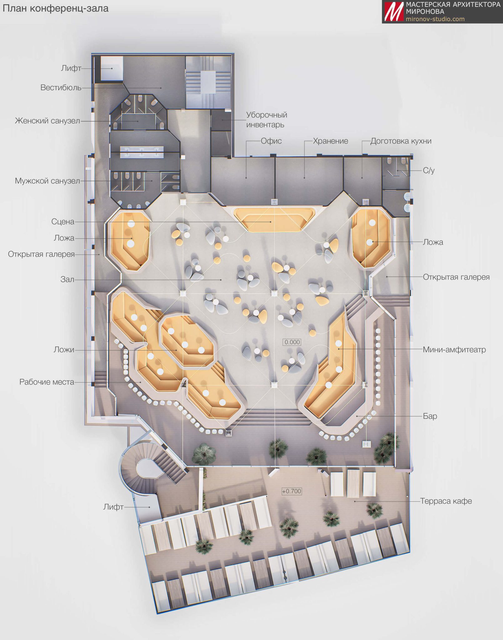 The Hub, Limassol, conference room and co-working